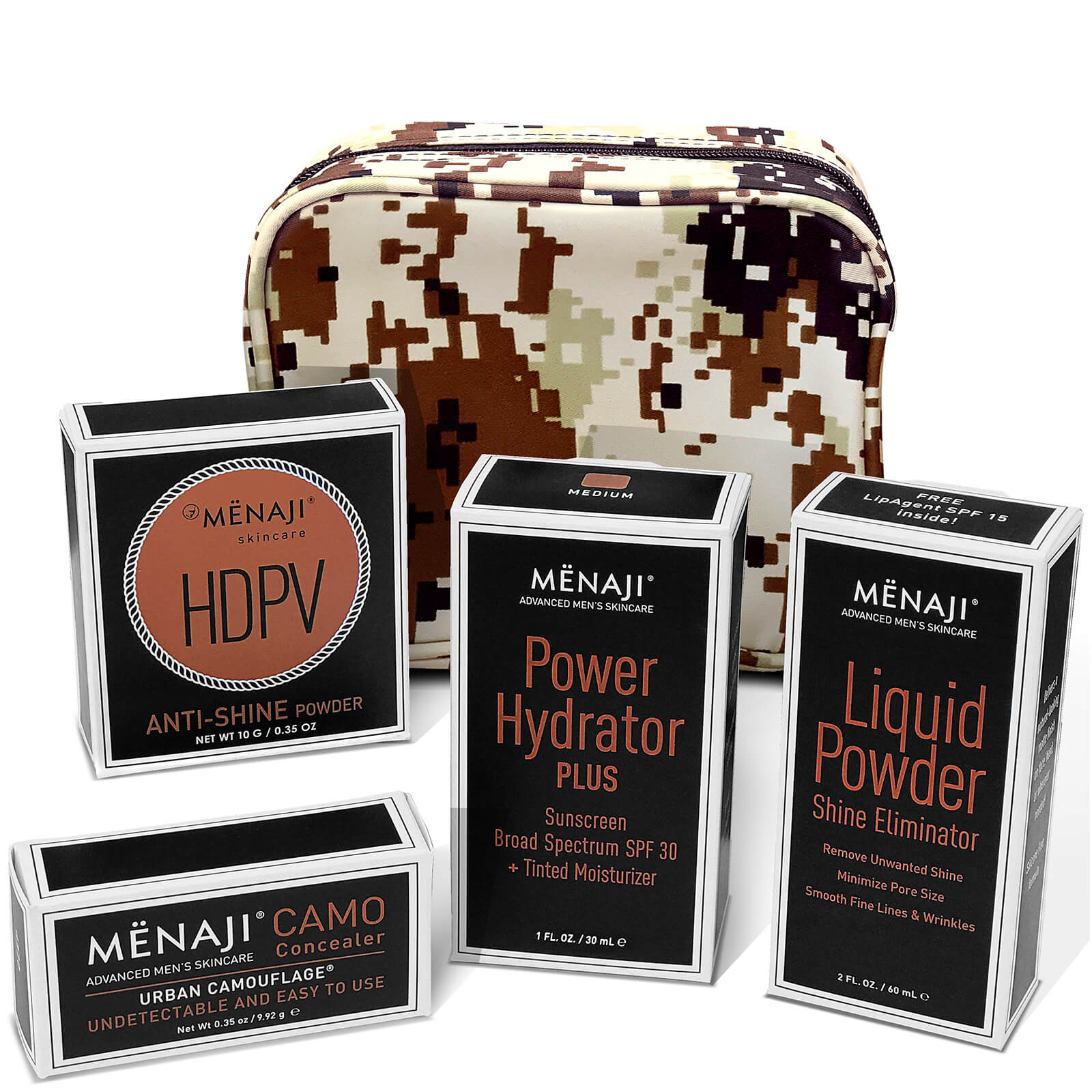 Menaji Camera Ready Kit - Dark | LOOKFANTASTIC