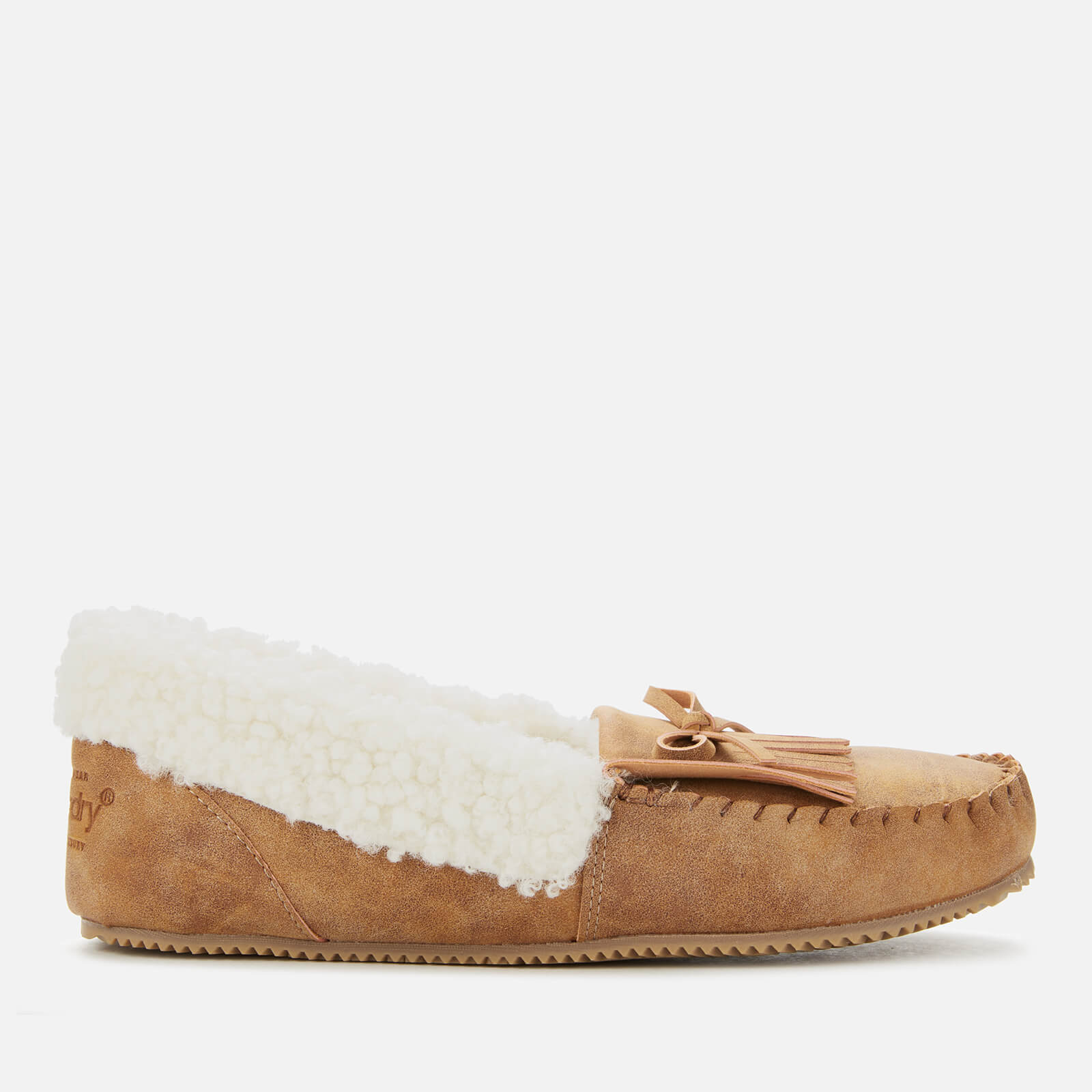 Superdry Women's Premium Moccasin Slippers - Tan - S | Allsole