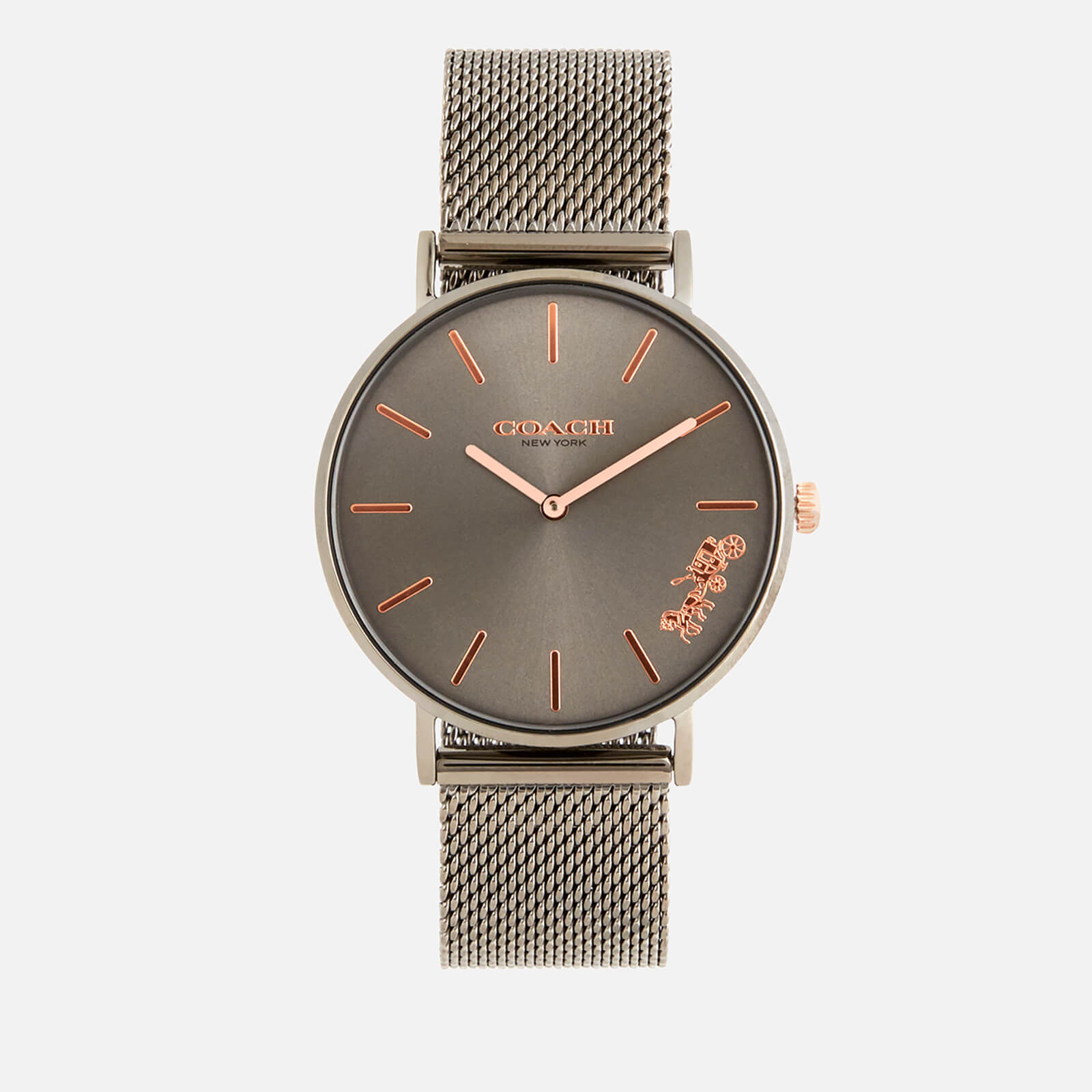 Coach Women's Perry Mesh Strap Watch - Black | Coggles