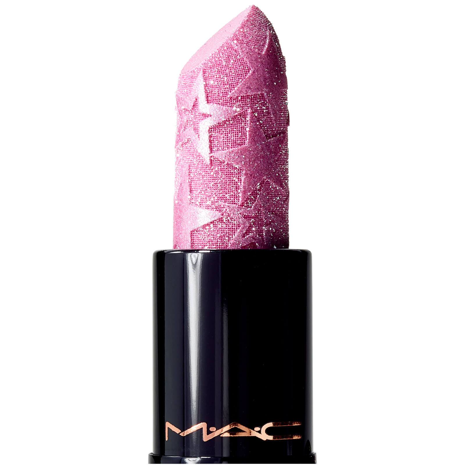 MAC Fireworks Drama Blast Lipstick - Kiss of Stars | LOOKFANTASTIC