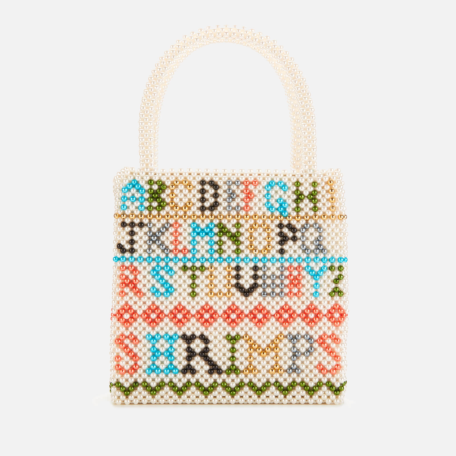 Shrimps Women's Hera Letters Beaded Bag - Multi | Coggles