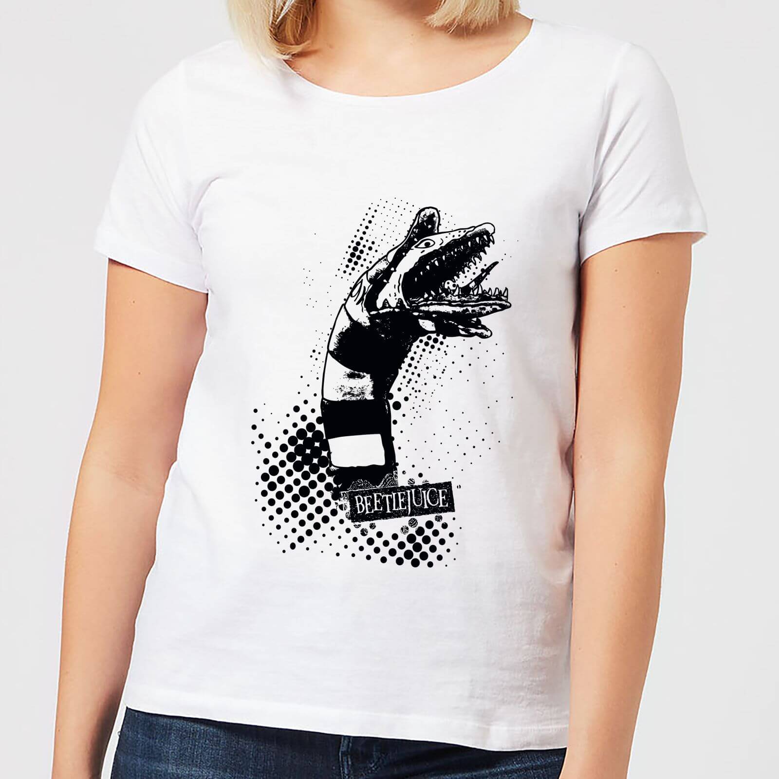 Beetlejuice Sandworm Attack Women's T-Shirt - White - XS - White | Zavvi UK