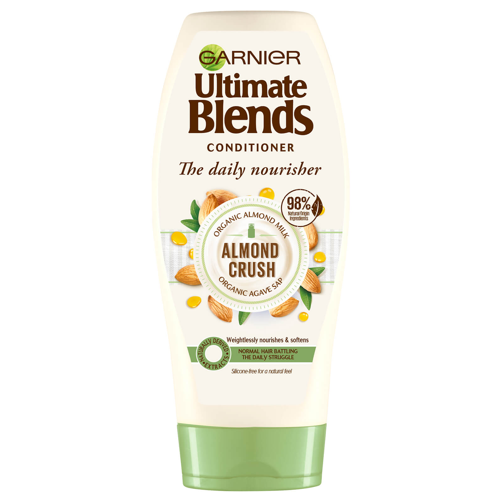 Garnier Ultimate Blends Almond Milk Normal Hair Conditioner 360ml ...