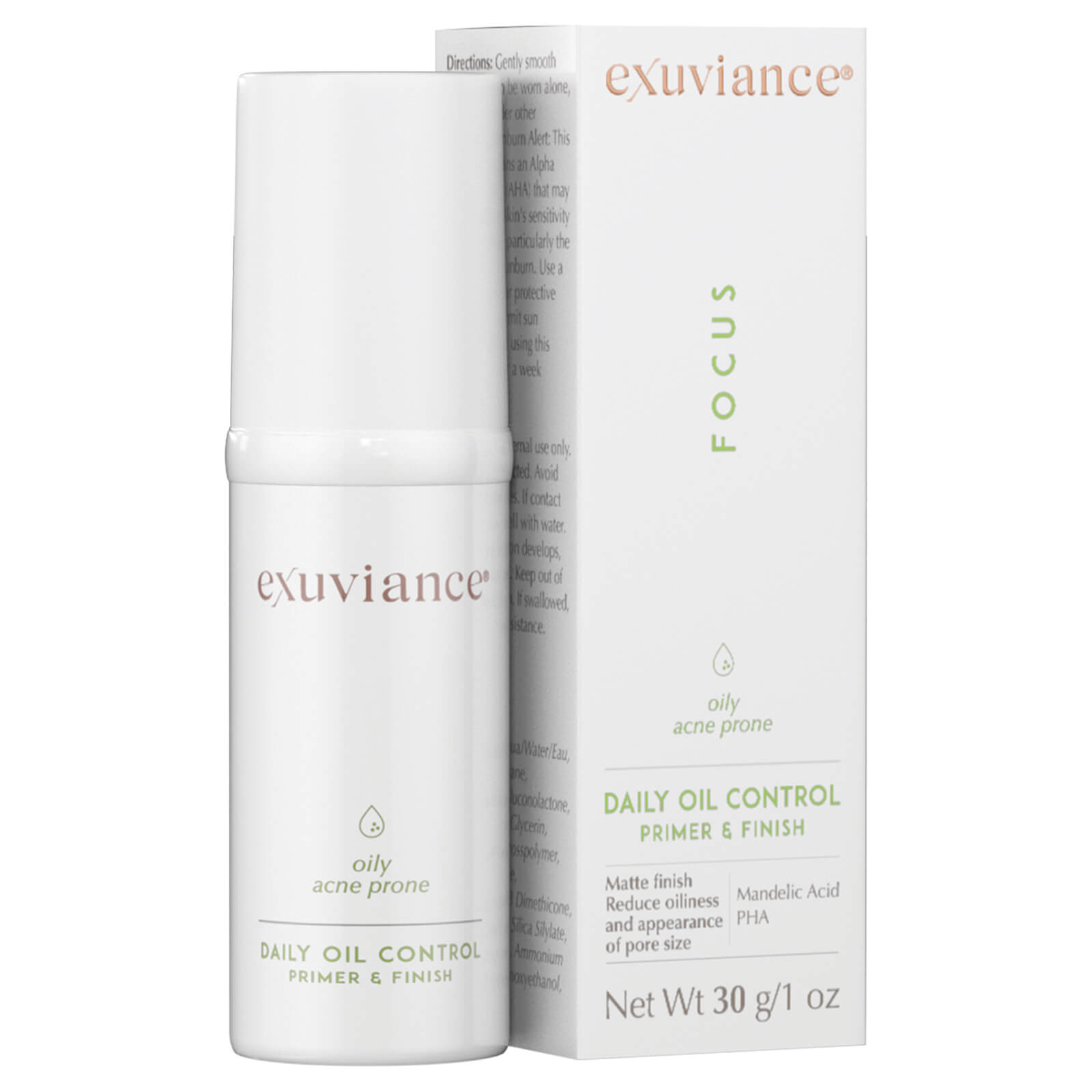 Exuviance Daily Oil Control Primer and Finish 1 oz | LOOKFANTASTIC