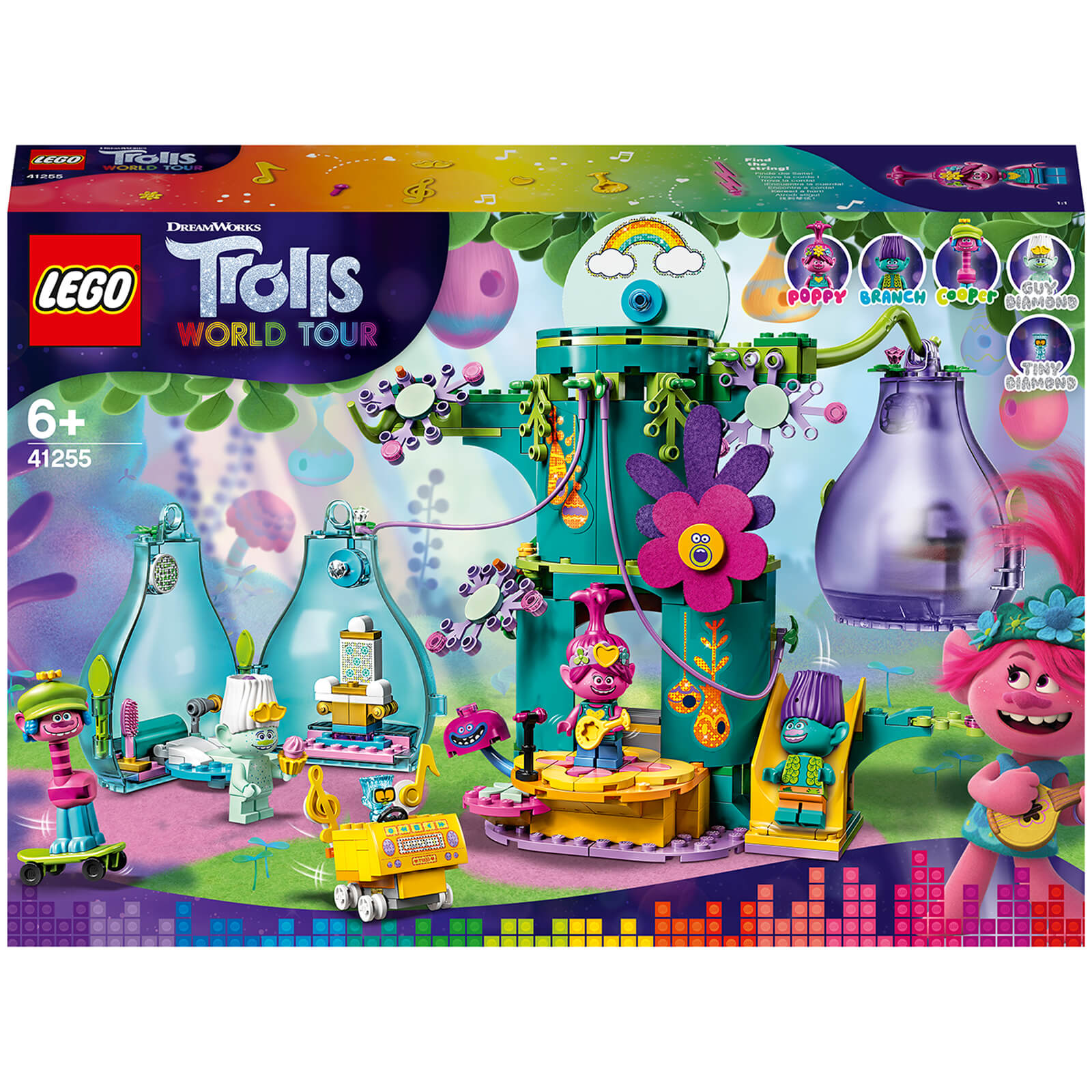 LEGO Les Trolls 2 La fête au village pop Kit de construction avec arbre ...
