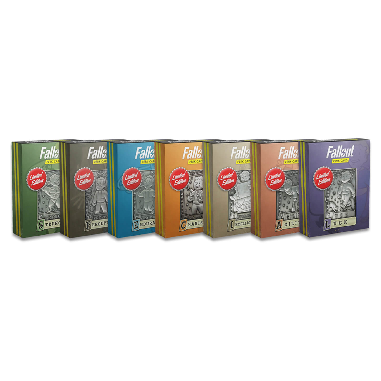 Fallout Limited Edition S.P.E.C.I.A.L. Perk Cards - Complete Set of 7