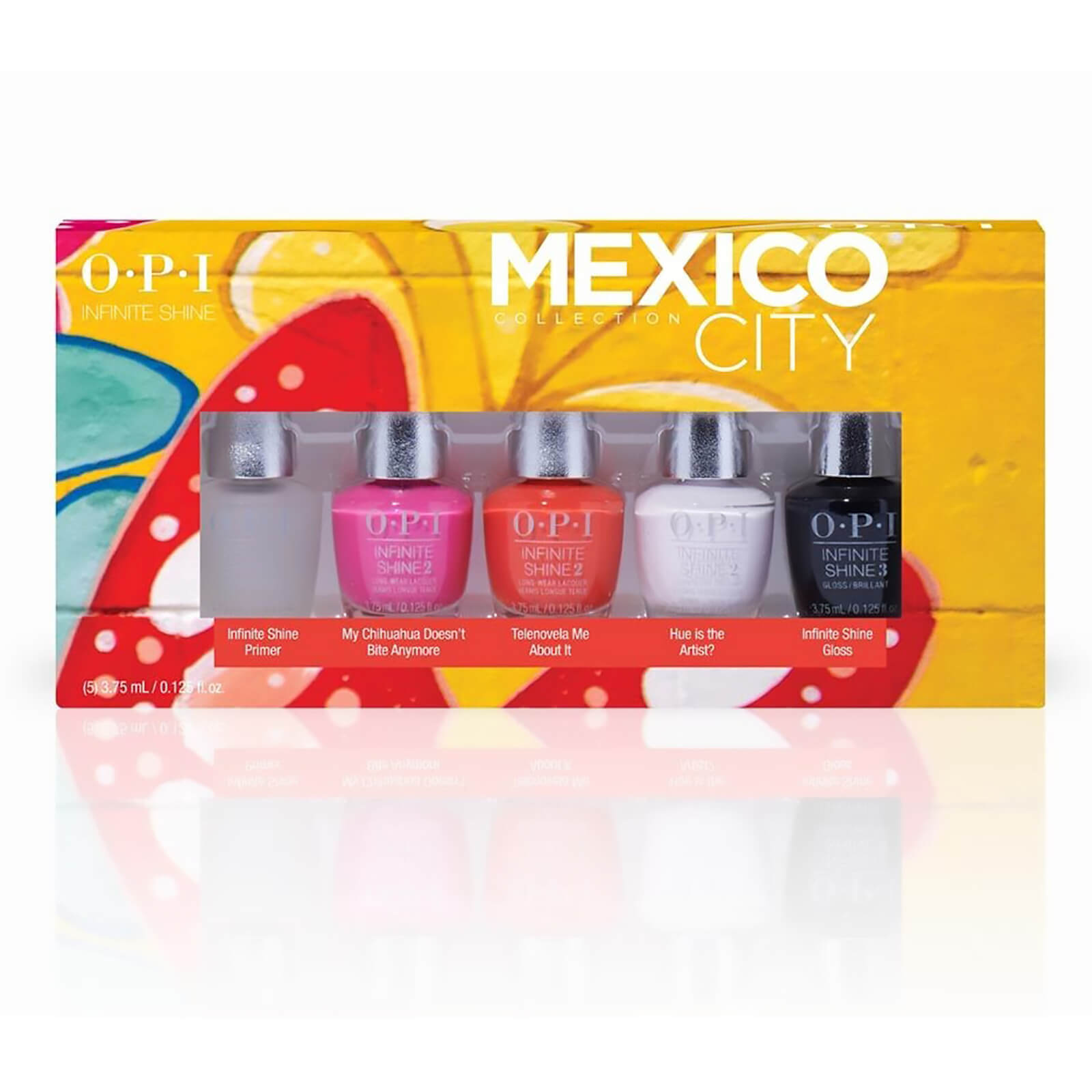 OPI Mexico City Limited Edition Infinite Shine Nail Polish 5 Pack Mini ...