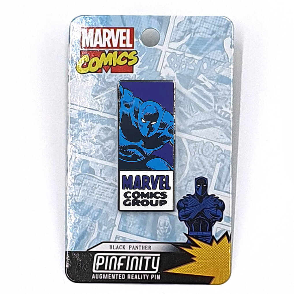 Marvel Black Panther Comic Augmented Reality Pin Badge | Zavvi UK
