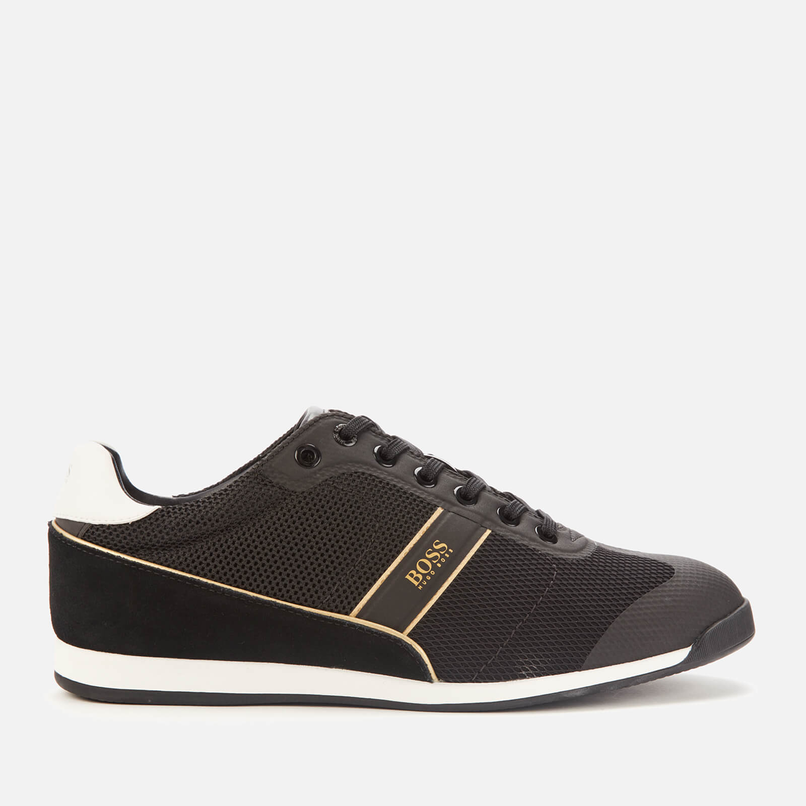 BOSS Hugo Boss Men s Glaze Low Profile Trainers Black UK 7 Allsole