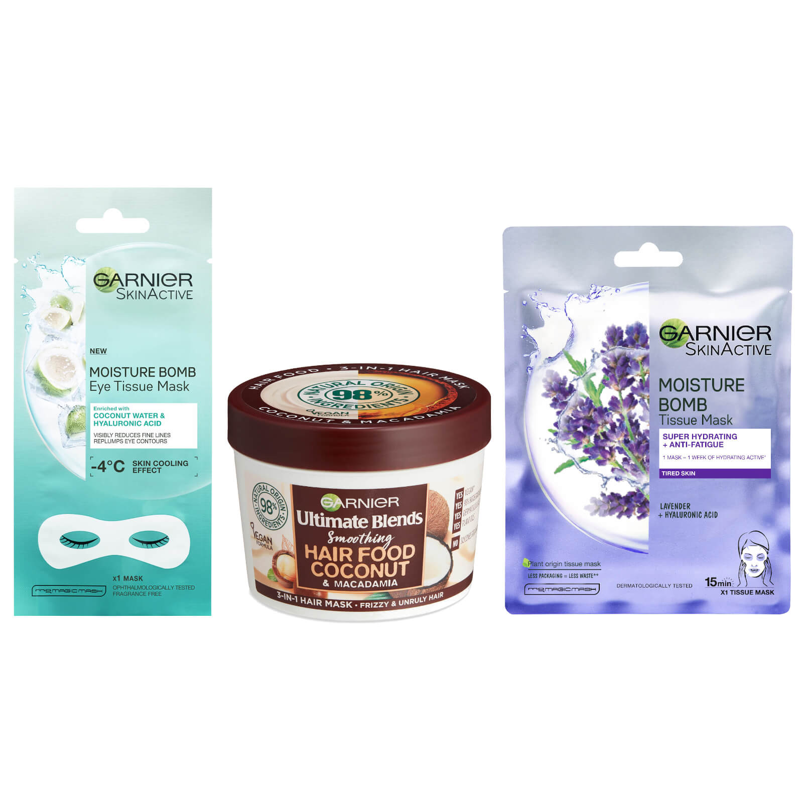 Garnier Soothing Night in Mask Kit | LOOKFANTASTIC