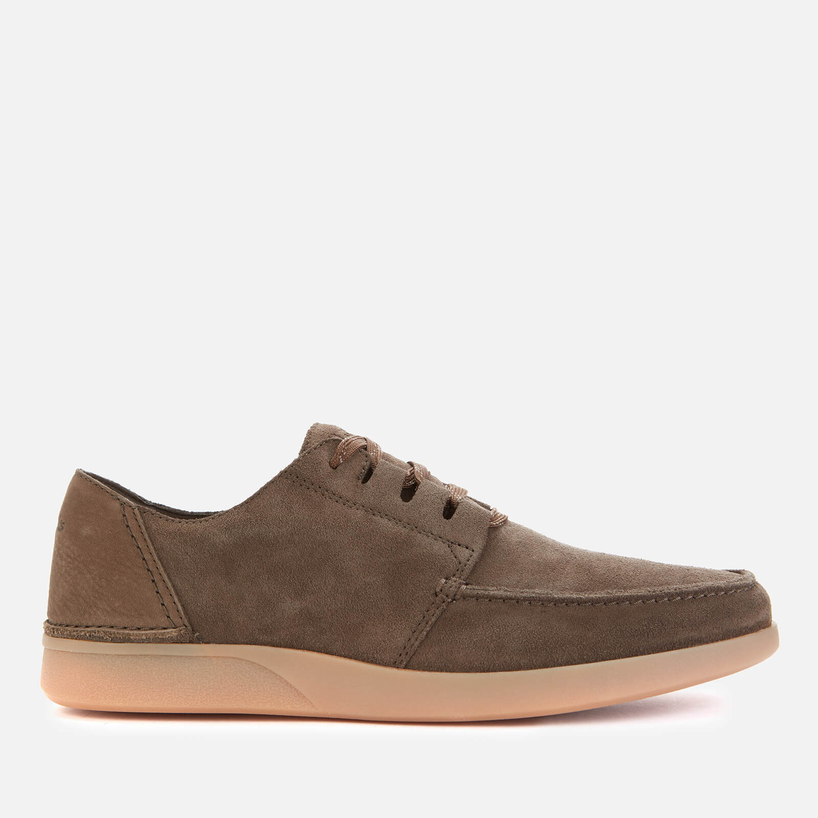 Clarks Men's Oakland Walk Suede Shoes - Dark Olive - UK 7 | Allsole