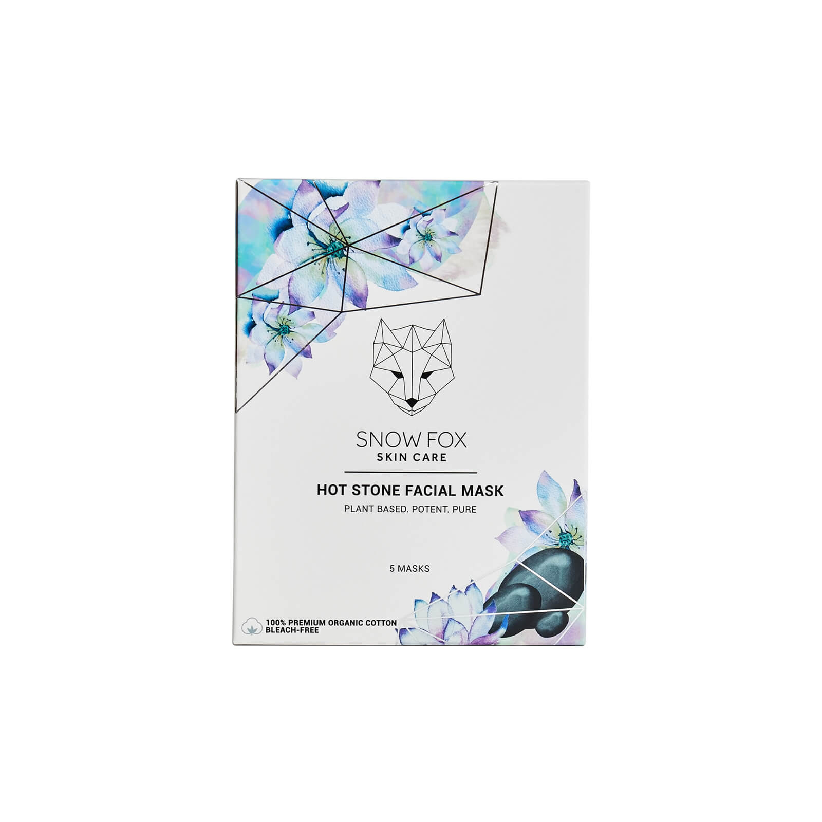 Snow Fox Skin Care Hot Stone Facial Mask (Pack of 5) | LOOKFANTASTIC