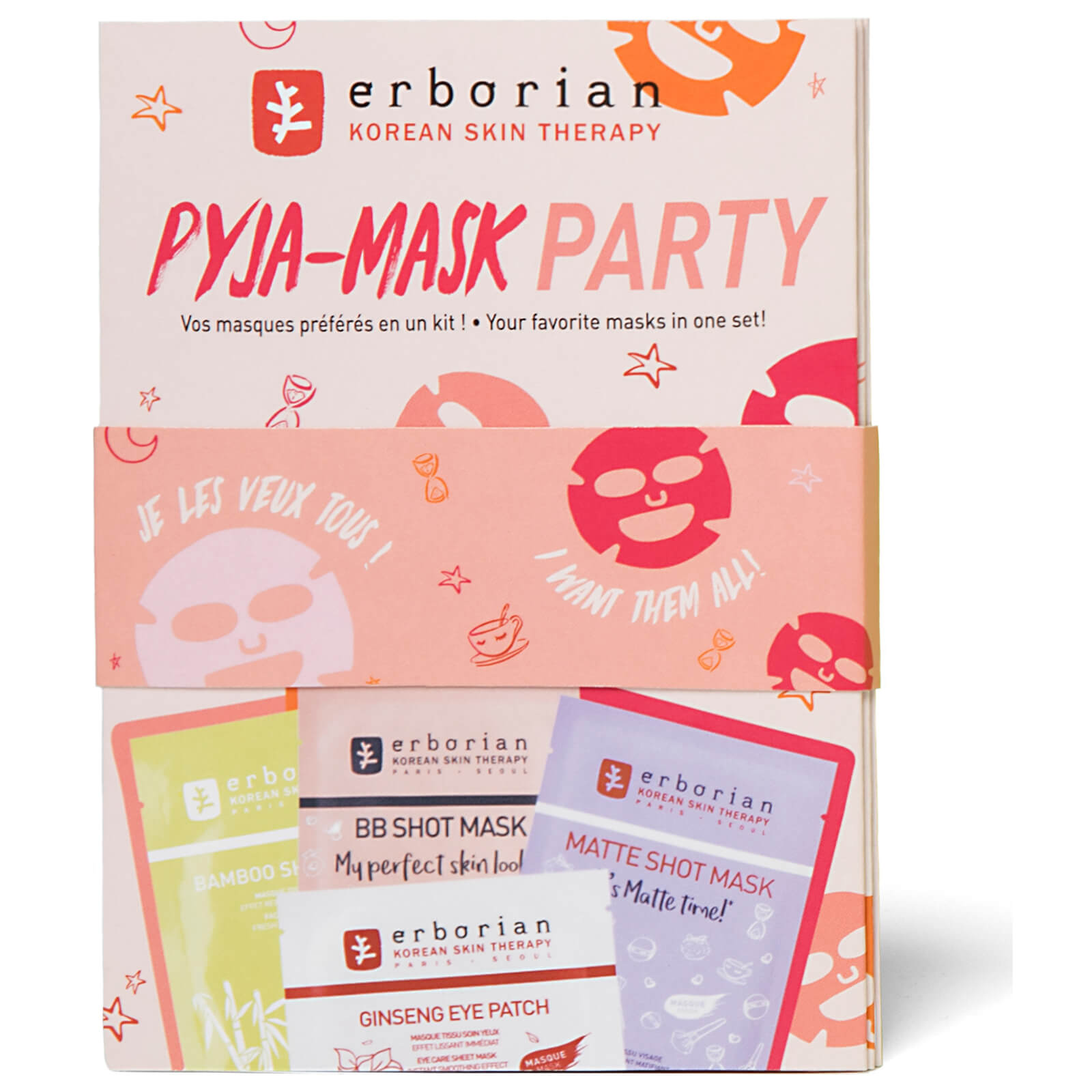 Erborian Pyja-Mask Party Kit | LOOKFANTASTIC