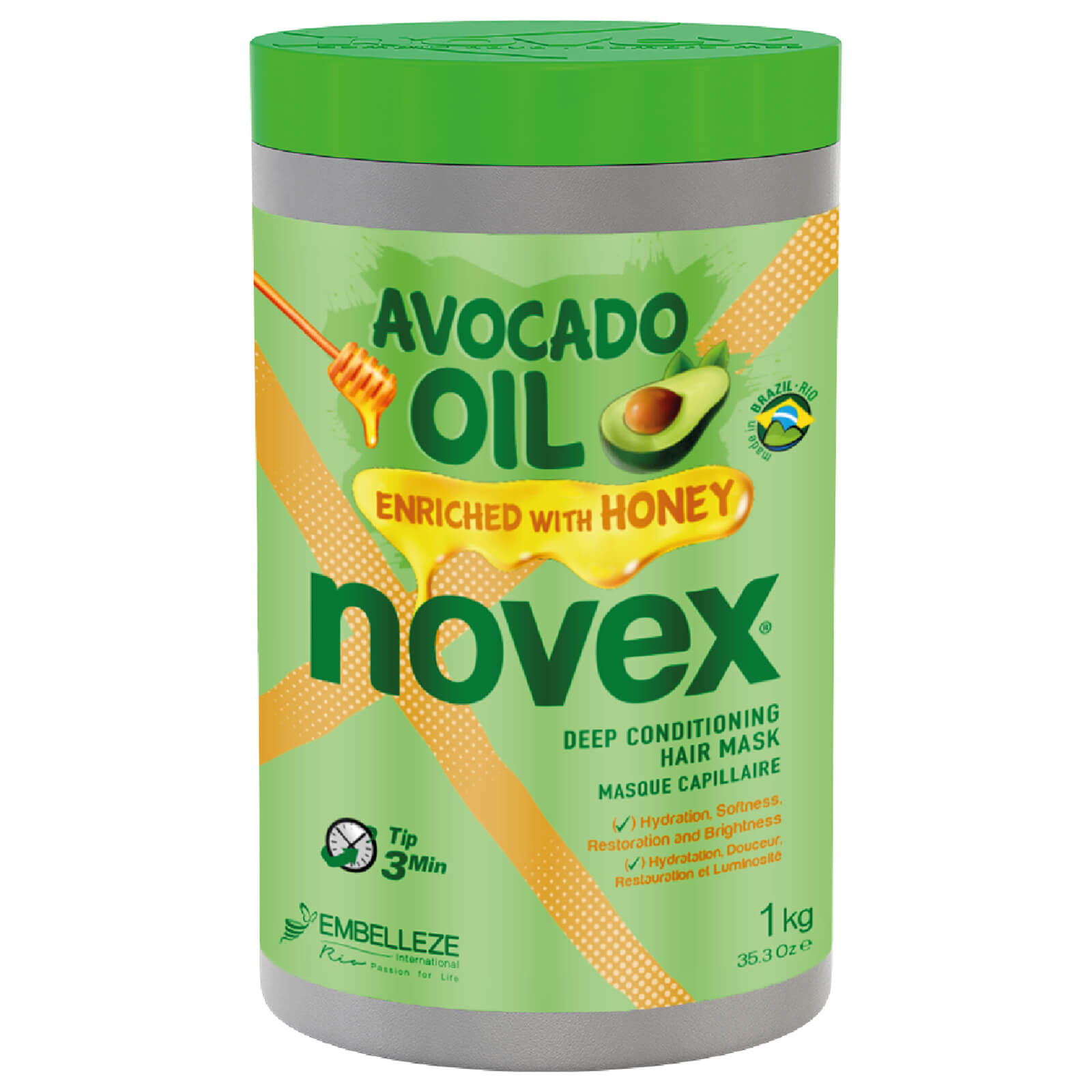 Novex Avocado Oil Hair Mask 1kg | LOOKFANTASTIC