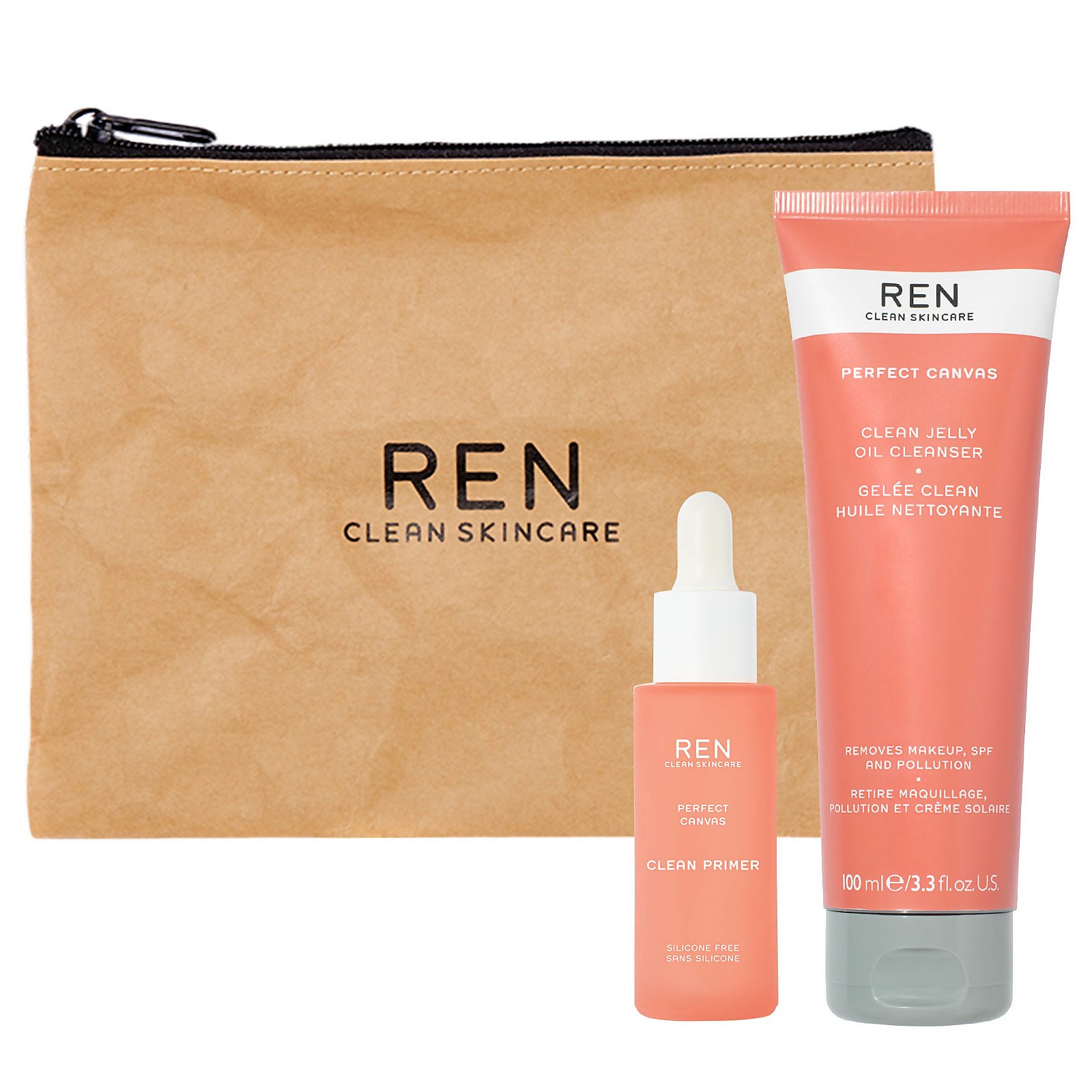 REN Clean Skincare Perfect Canvas Bundle | LOOKFANTASTIC