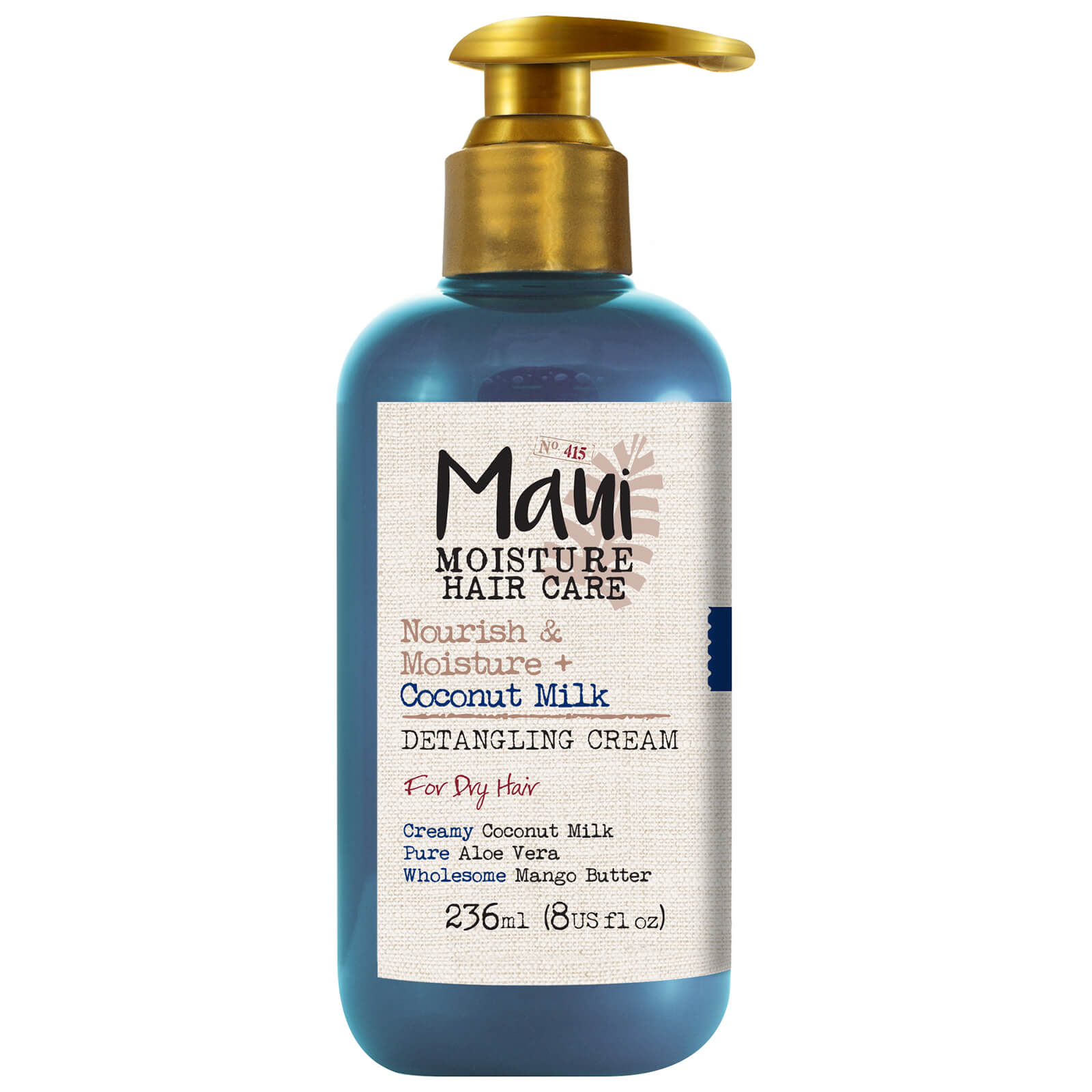 Maui Moisture Nourish and Moisture+ Coconut Milk Detangling Cream 236ml ...