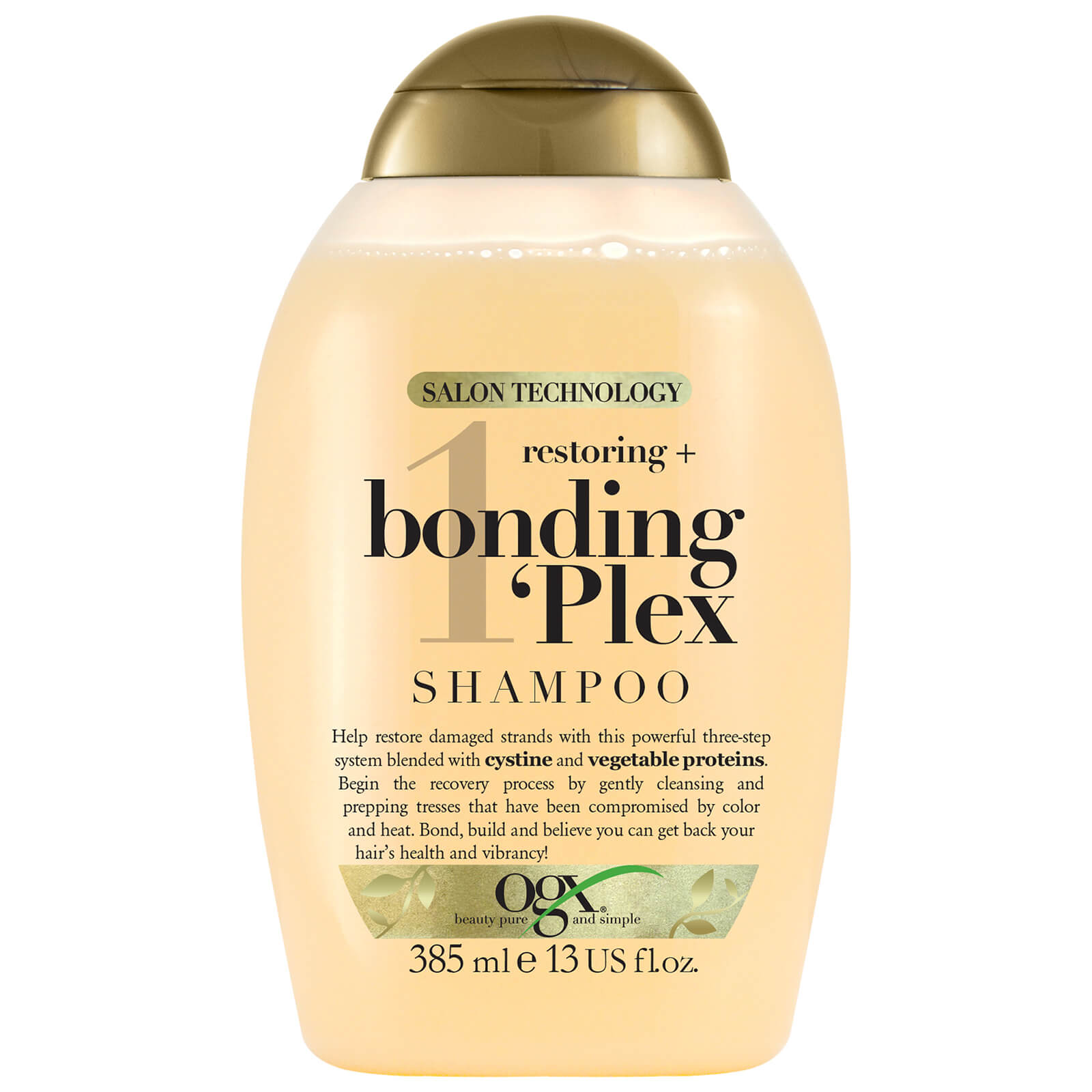 OGX Restoring+ Bonding Plex Shampoo 385ml | LOOKFANTASTIC
