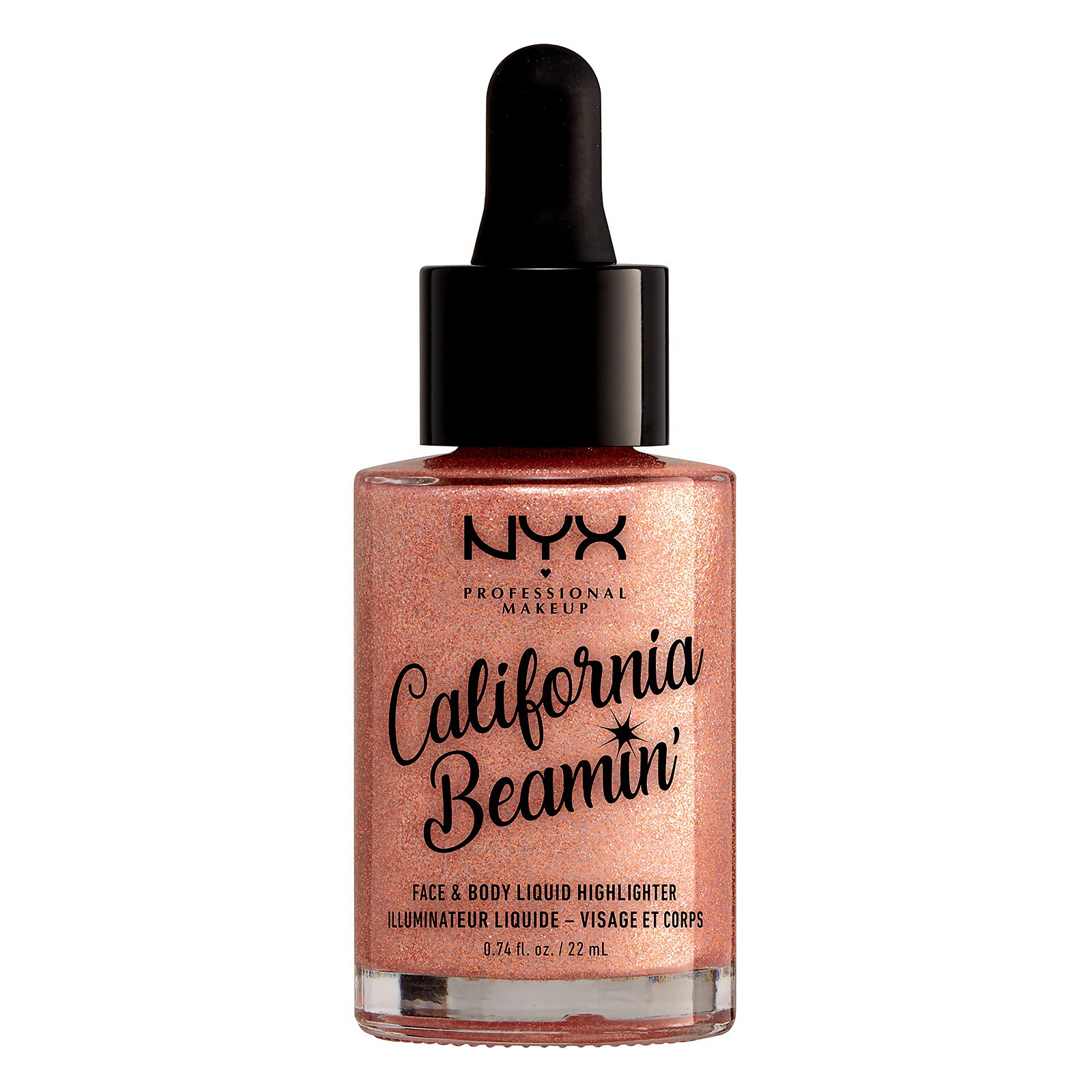 NYX Professional Makeup California Beamin' Face and Body Liquid ...