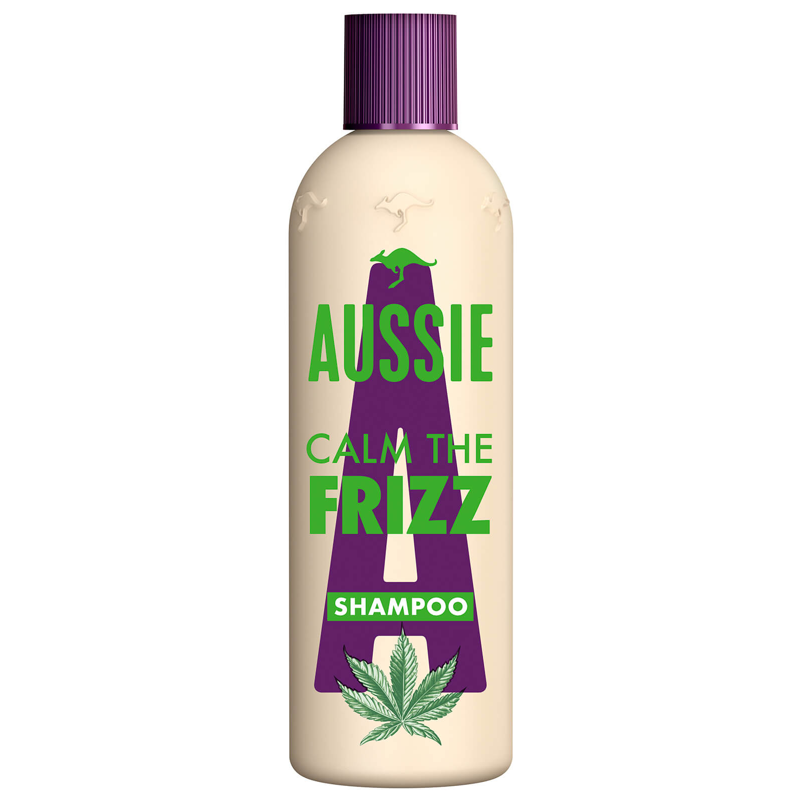 Aussie Calm The Frizz Shampoo with Hemp Seed Extract 300ml | LOOKFANTASTIC