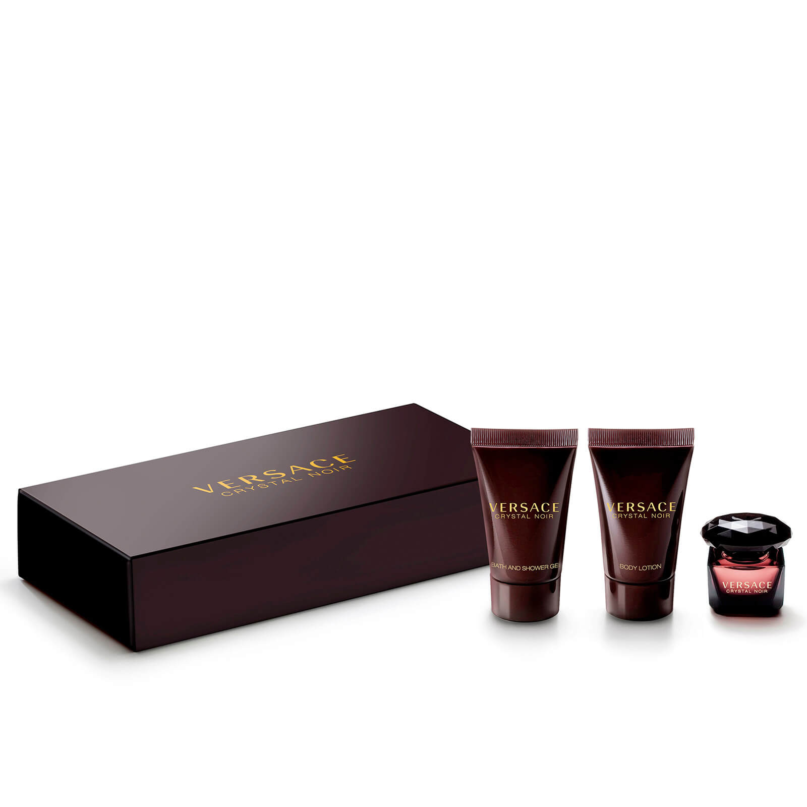 Versace Crystal Noir Mini Set | LOOKFANTASTIC