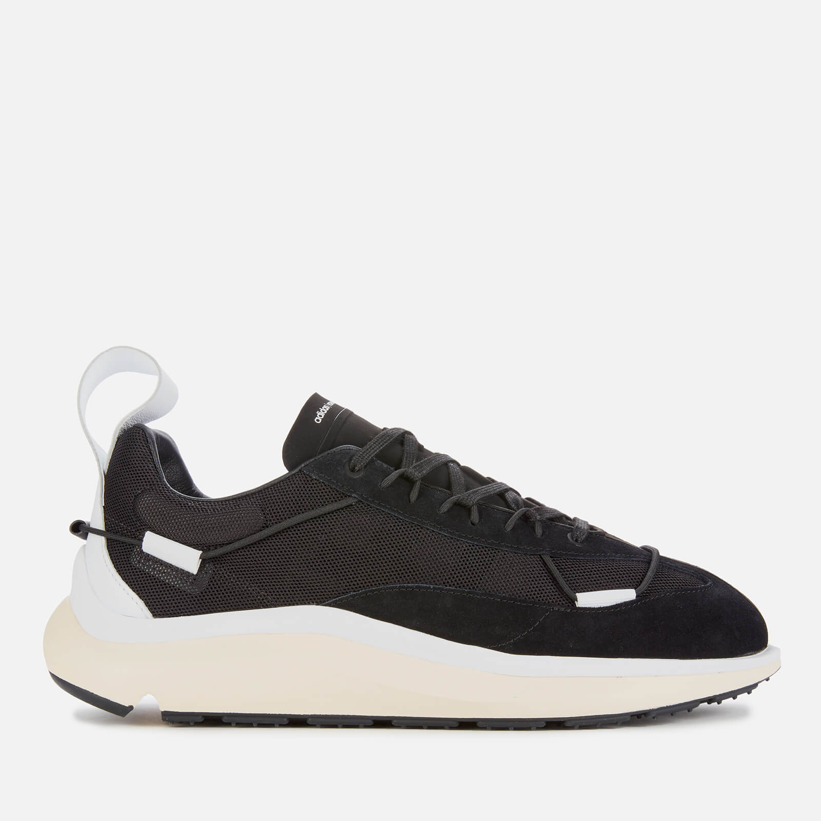 Y-3 Men's Shiku Run Trainers - Black/White/Ecritin - UK 7 | Coggles