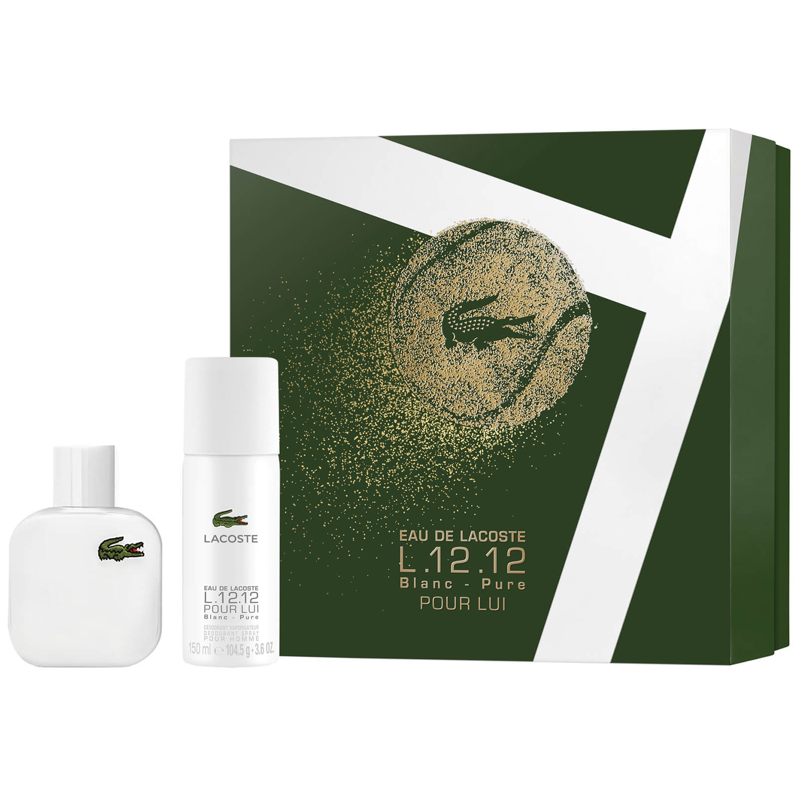 Lacoste L.12.12 Male Blanc Gift Set 148ml | LOOKFANTASTIC