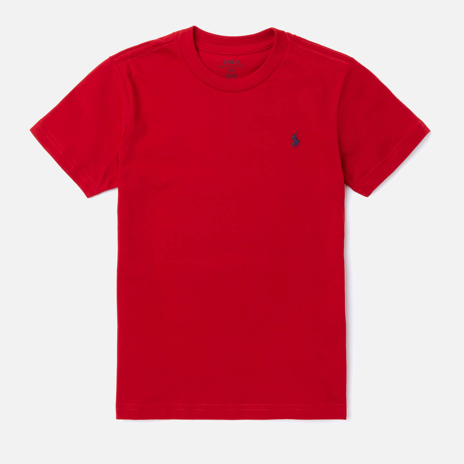 Polo Ralph Lauren Boys' Crew Neck T-Shirt - Red - 2 Years | Coggles