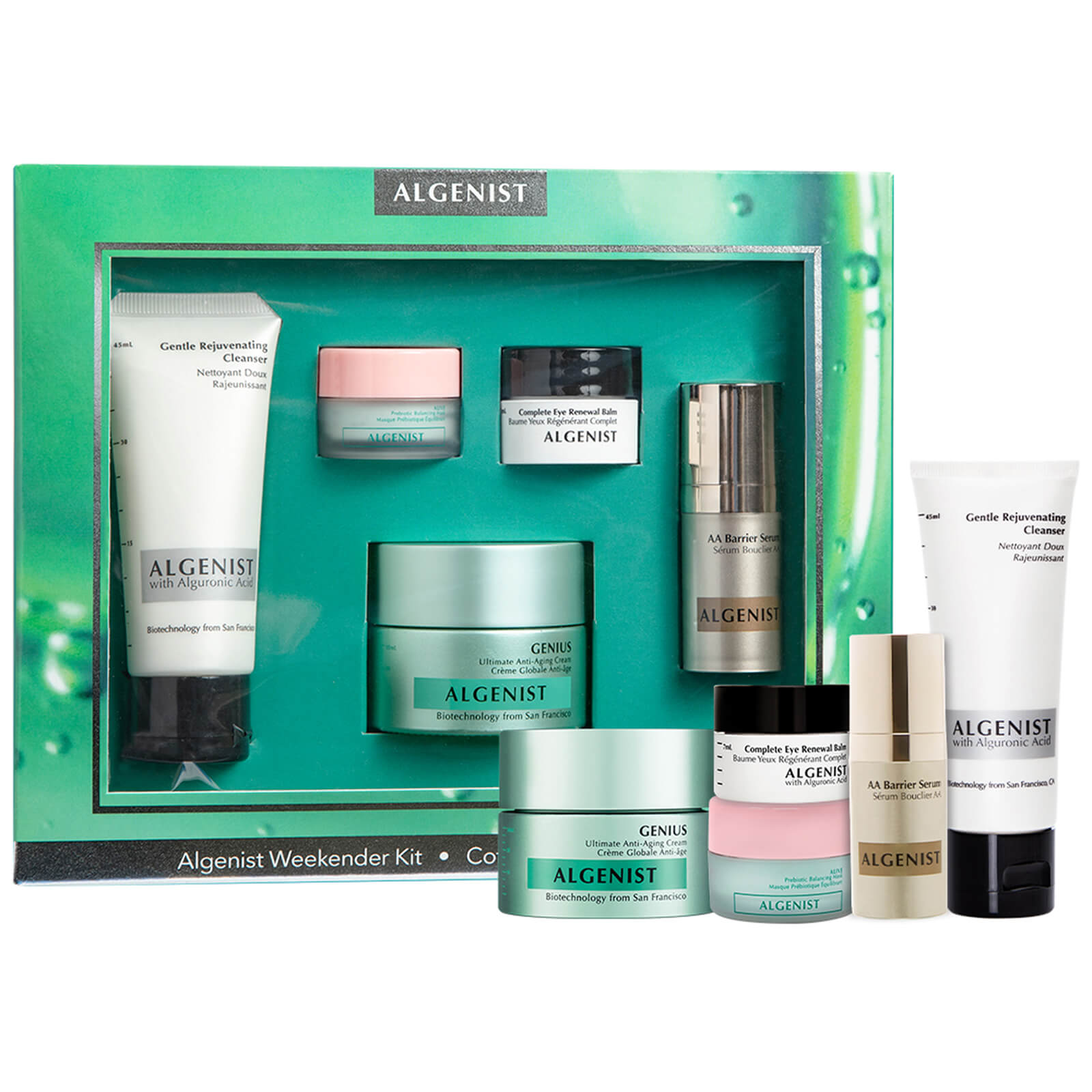 Algenist Weekender Kit (5 best-sellers) | LOOKFANTASTIC