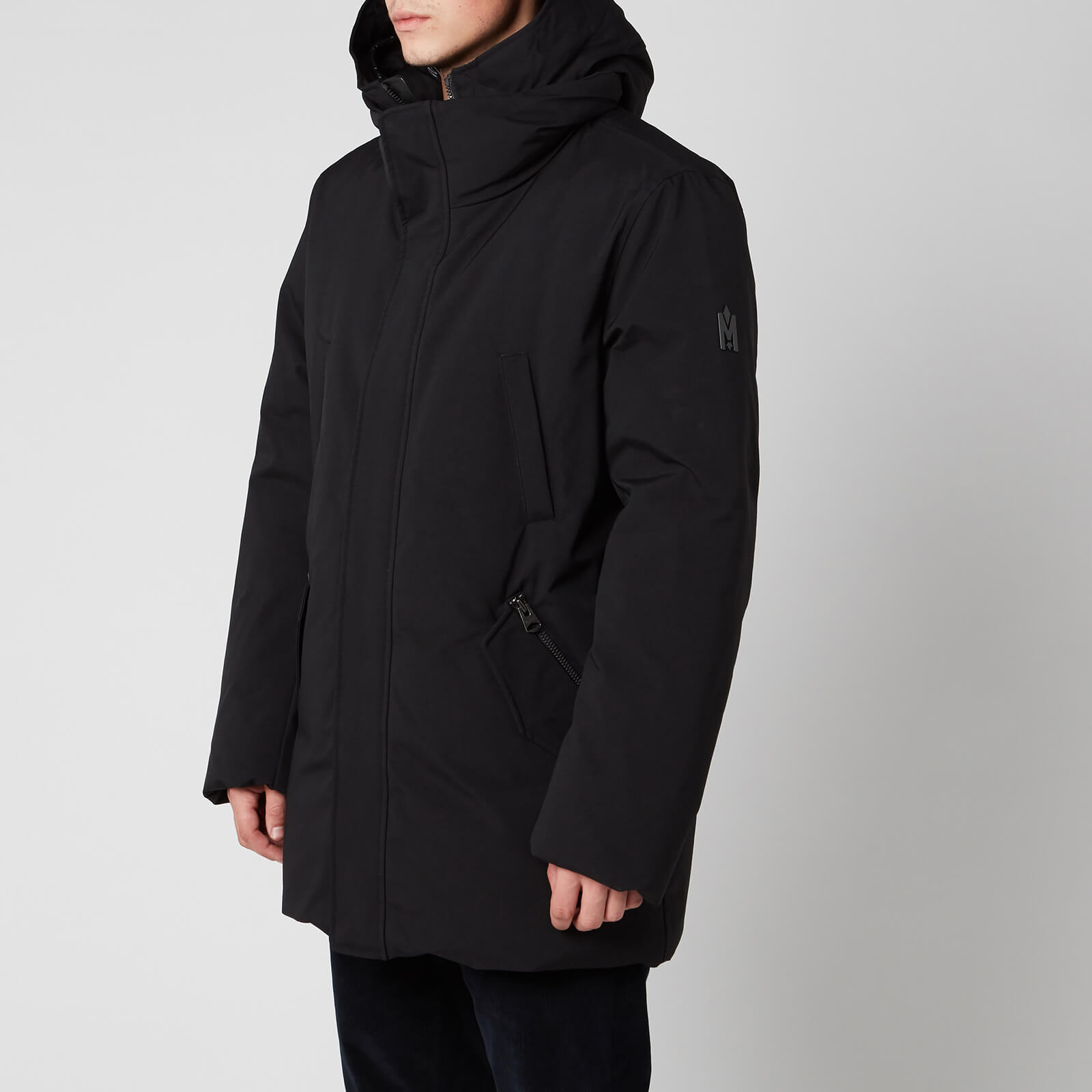Mackage Men's Edward Down Coat With Removable Hooded Bib - Black - US ...