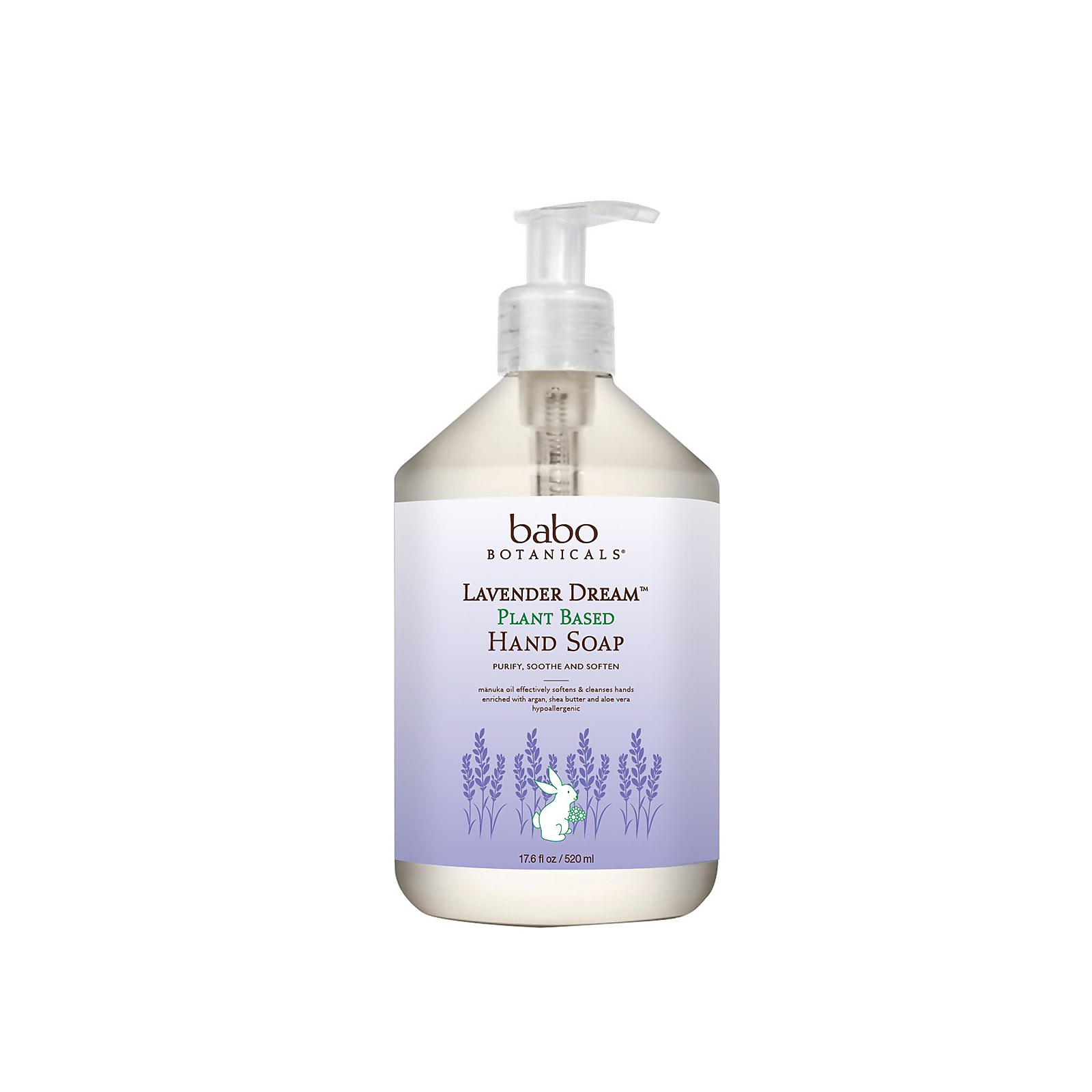 Babo Botanicals Lavender Dream Plant Based Hand Soap | LOOKFANTASTIC