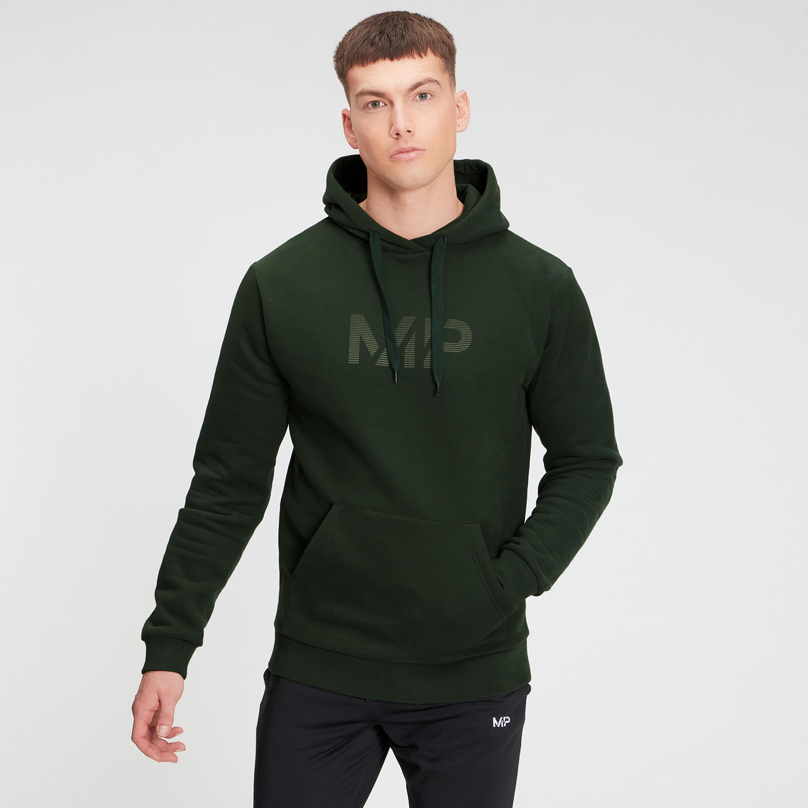 Men's Gradient Line Graphic Hoodie | Green | MYPROTEIN™