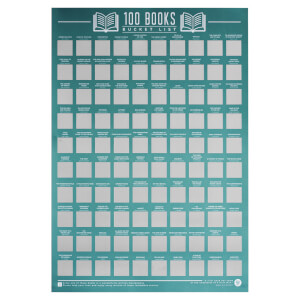 100 Books Bucket List Poster - IWOOT UK