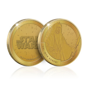 Collectable Star Wars Commemorative Coin: Obi-Wan Kenobi - Zavvi ...