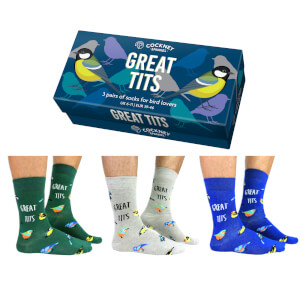 Cockney Spaniel Sock Gift Box - Great Tits - IWOOT UK