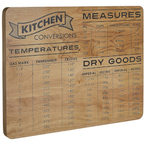 Rubberwood Conversion Table Board | Homebase
