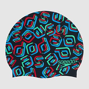 Junior Slogan Printed Cap Black Green