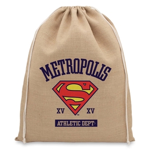 superman drawstring bag