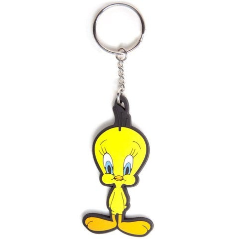 Looney Tunes Tweety Bird Rubber Resin Key Chain
