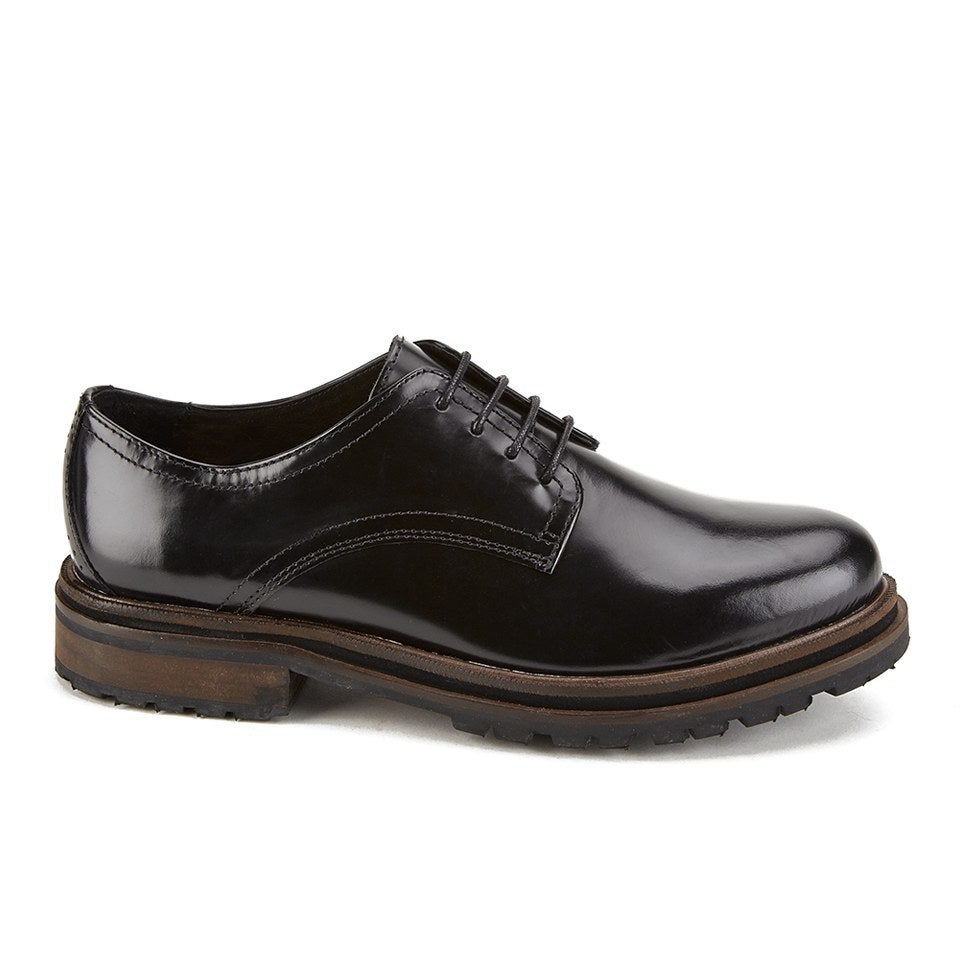Hudson London Women's Hollin High Shine Lace Up Shoes - Black | Coggles