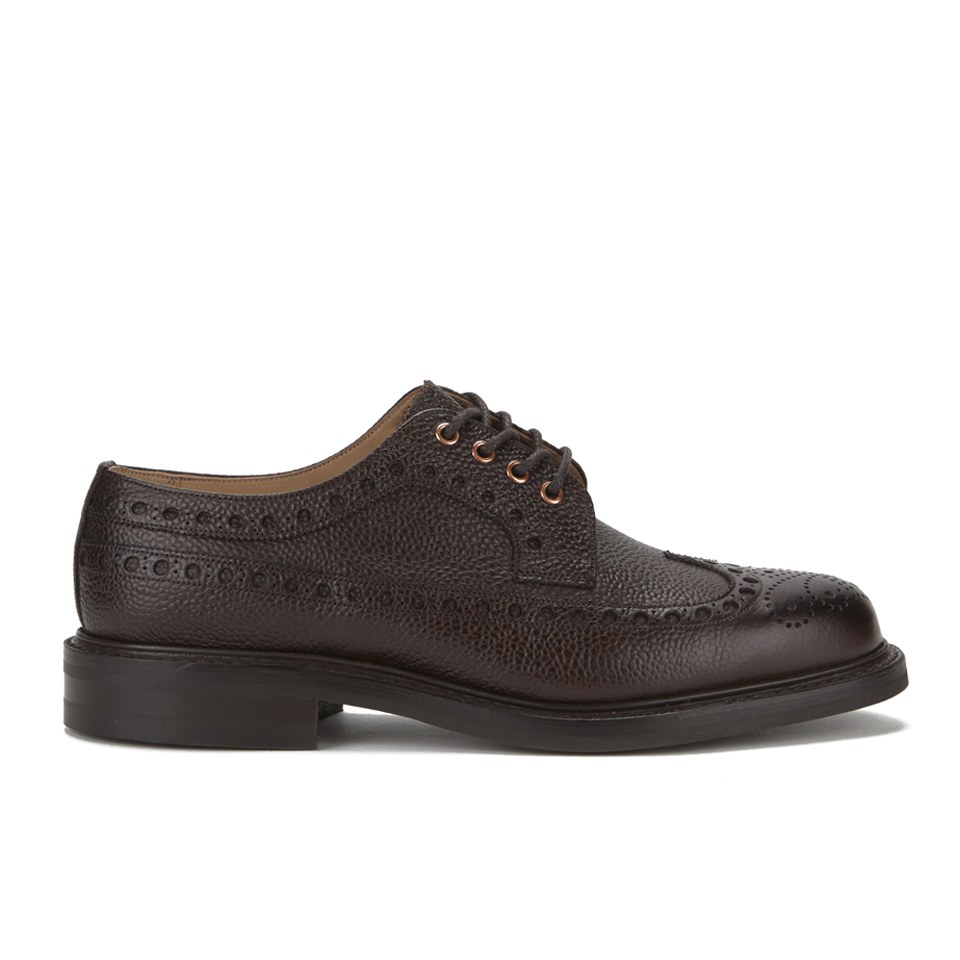 Private White VC X Cheaney Shoes Mens Stoll Leather Brogues - Walnut ...