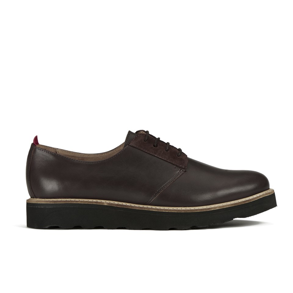 Oliver Spencer Men's Baxter Leather Derby Shoes - Brown | Coggles