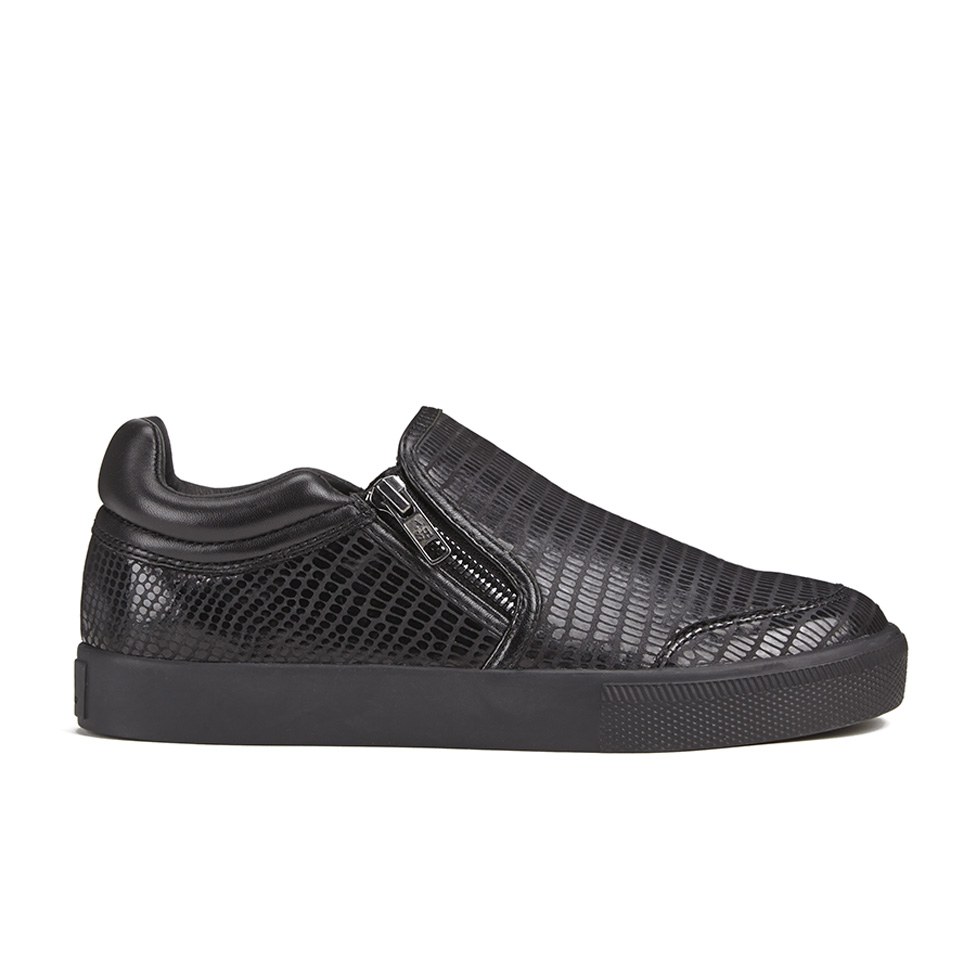 Ash Women's Intense Double Zip Luxury Trainers - Black | Coggles