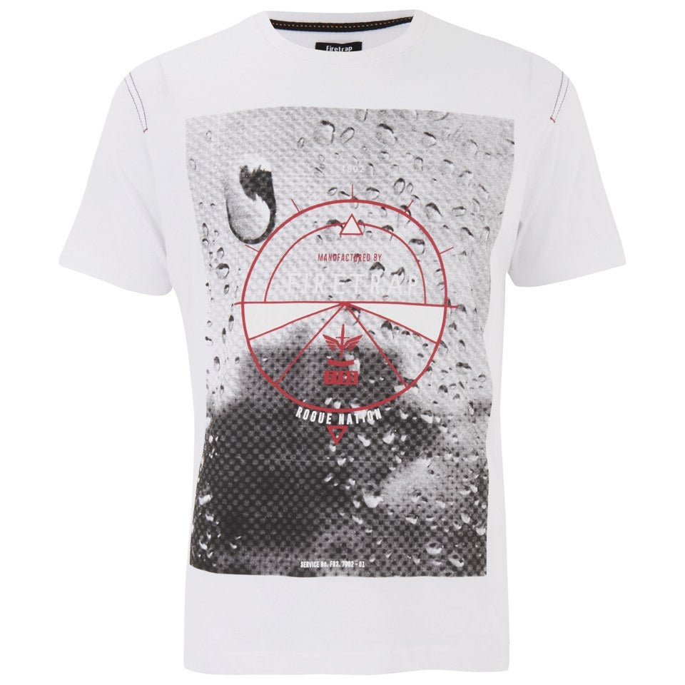 Firetrap Men's Darsie Graphic Print T-Shirt - White - S - White | Zavvi UK