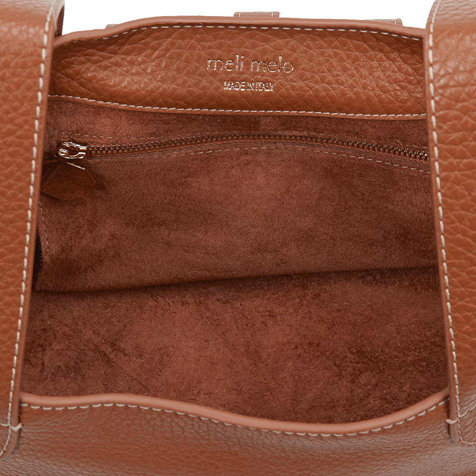 meli melo Women's Mini Thela Tote Bag - Tan with Contrast meli melo Women's Mini Thela Tote Bag - Tan with Contrast
