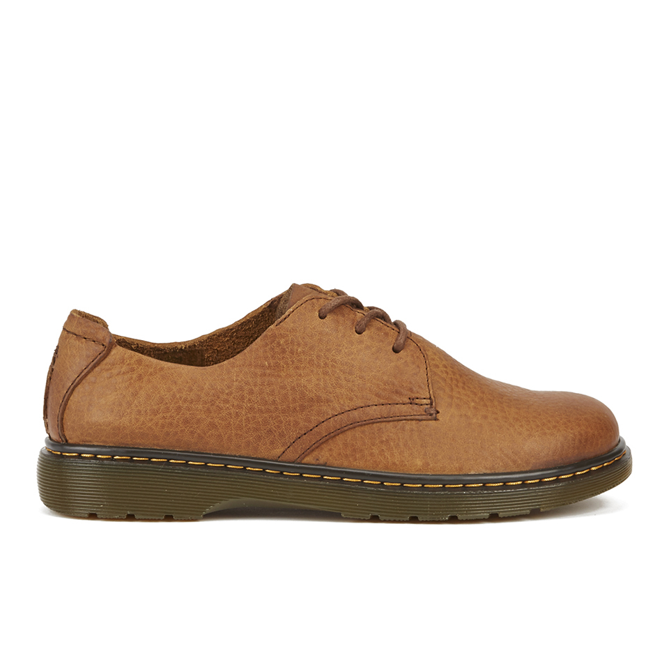 Dr. Martens Men's Revive Bexley Grizzly Leather 3-Eye Derby Shoes - Tan ...