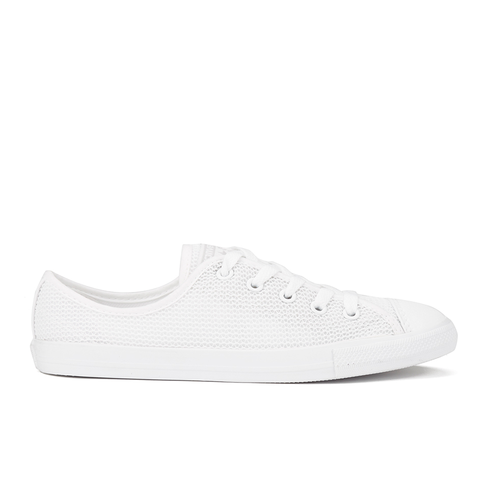 Converse white mesh store