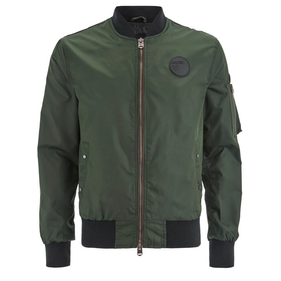 4Bidden Men's Radar Bomber Jacket - Khaki - S - Green | Zavvi UK