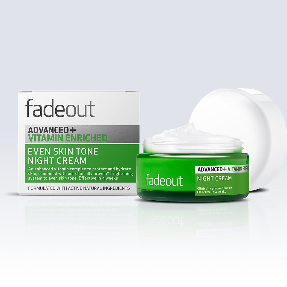 Fade Out ADVANCED + Vitamin Enriched Even Skin Tone Night Cream ...