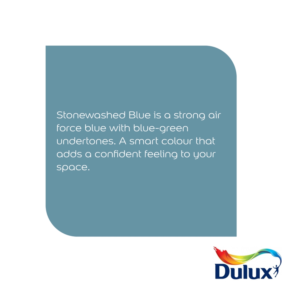 Dulux Easycare Kitchen Stonewashed Blue Matt Paint - 2.5L | Homebase
