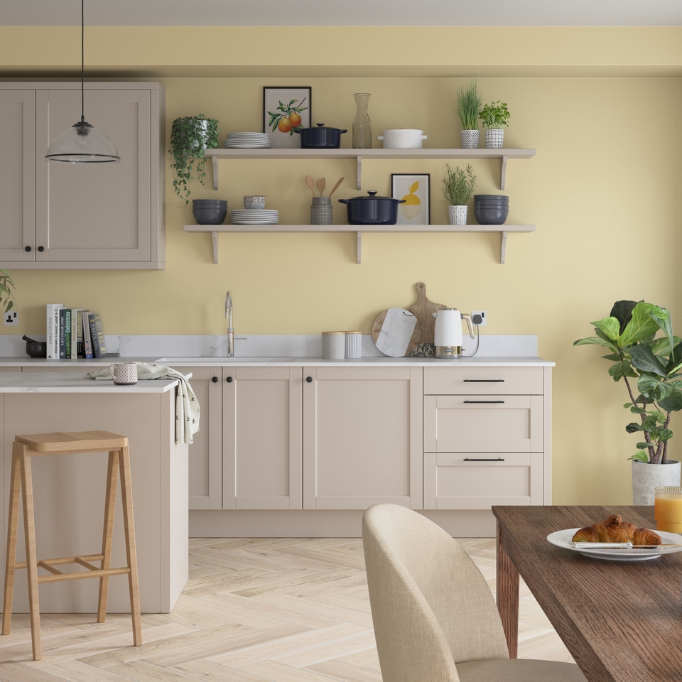 Dulux Easycare Kitchen Wild Primrose Matt Paint - 2.5L | Homebase